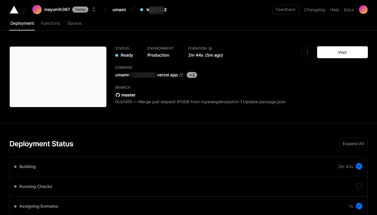 How to run Umami Analytics + Supabase + Vercel for free - Route360