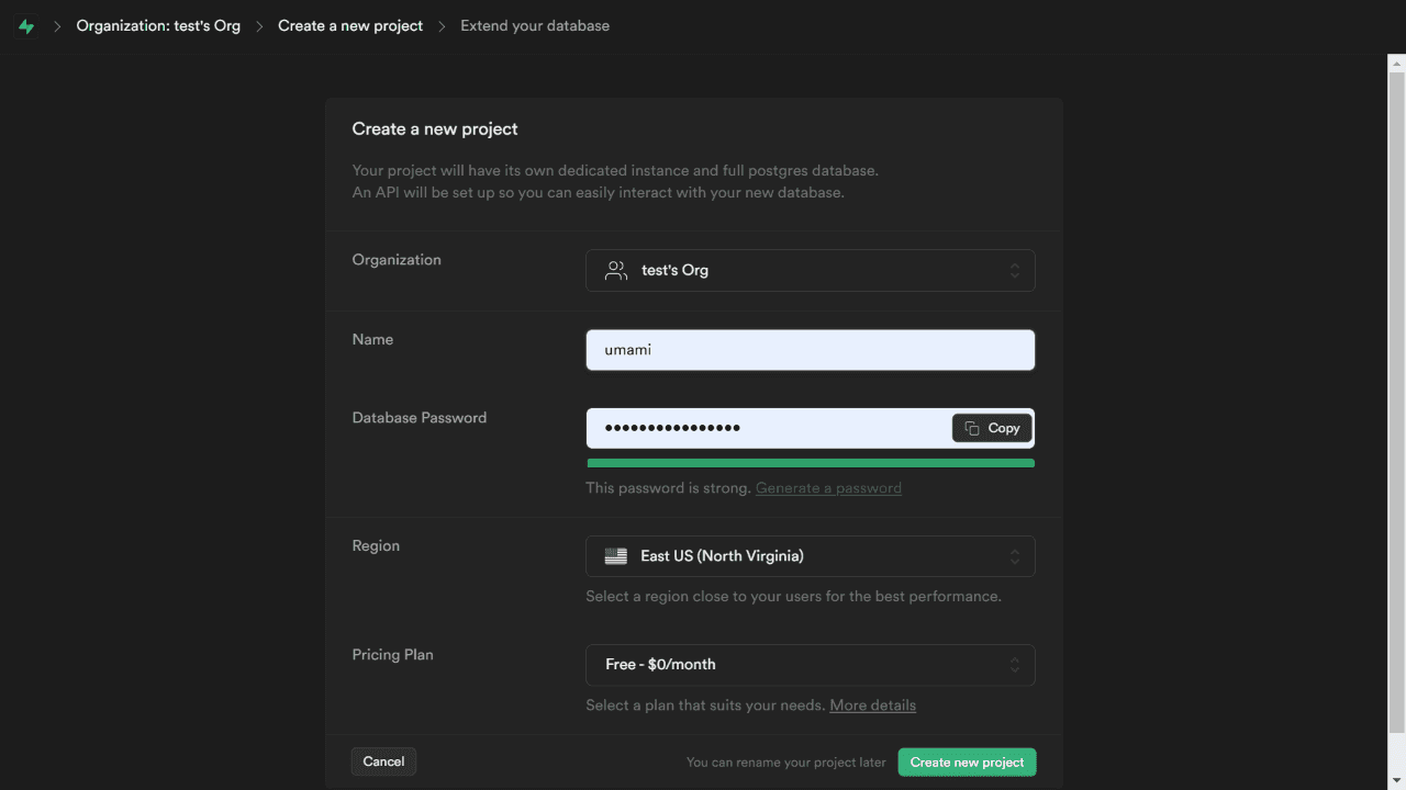 How to run Umami Analytics + Supabase + Vercel for free - Route360